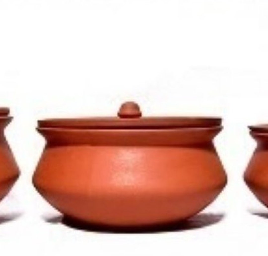 Clay Biryani Pot With Cover Unglazed Terracotta Cookware - Etsy