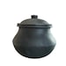 Black Clay Pot Biryani Pot With Cover Unglazed Terracotta Cookware ...