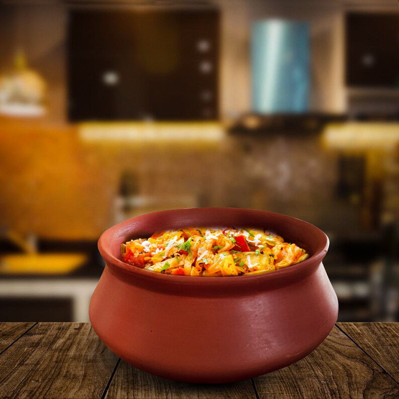 Clay Pot Biryani Pot With Cover Unglazed Terracotta - Etsy