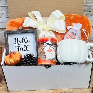 Fall Gift Box,gift for Her, Fall Decoration, Cozy Gifts, Comfort Gift ...