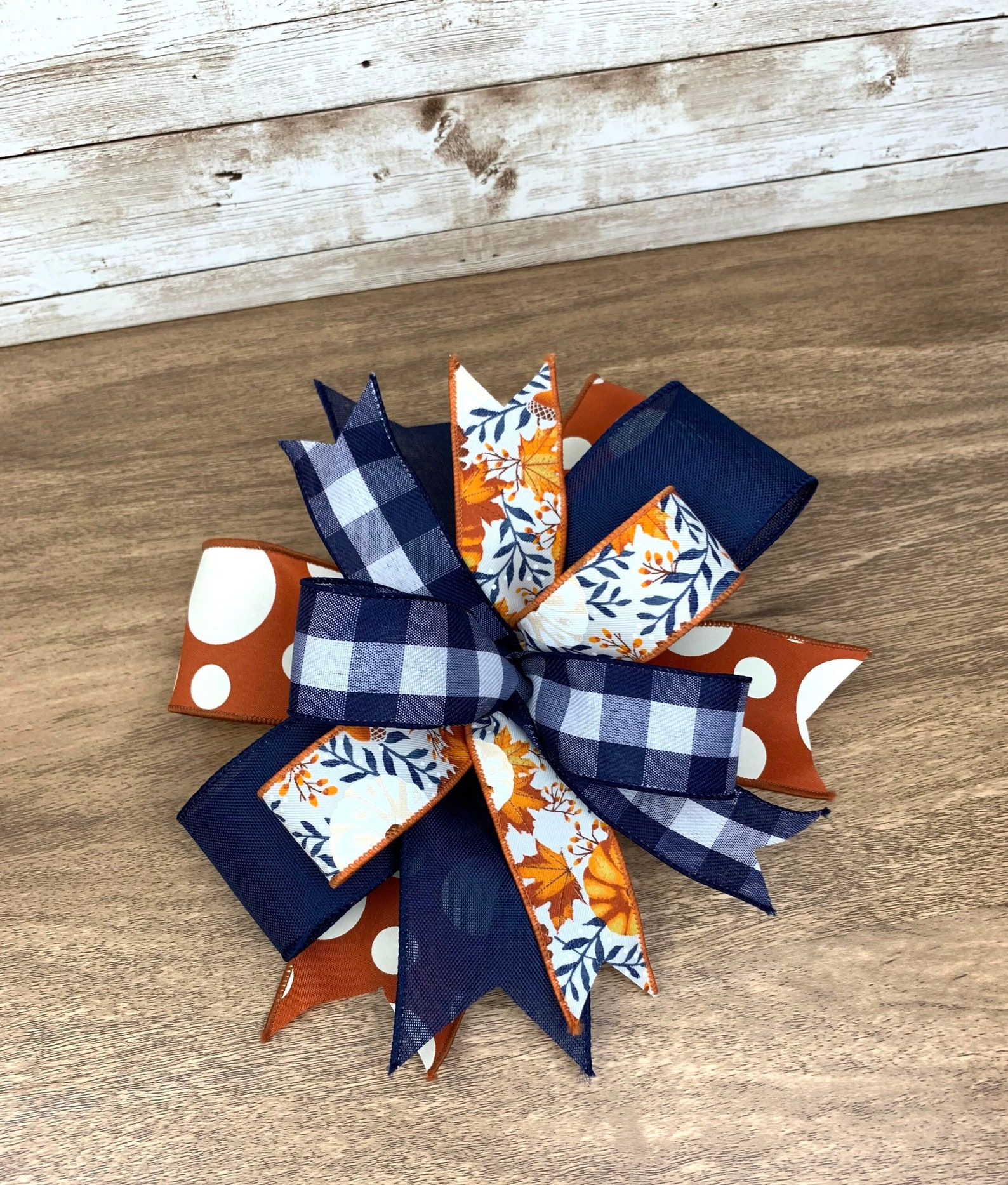 Fall Lantern Bow, Pumpkin Bow, Autumn Bow, Fall Wreath, Halloween Bow ...