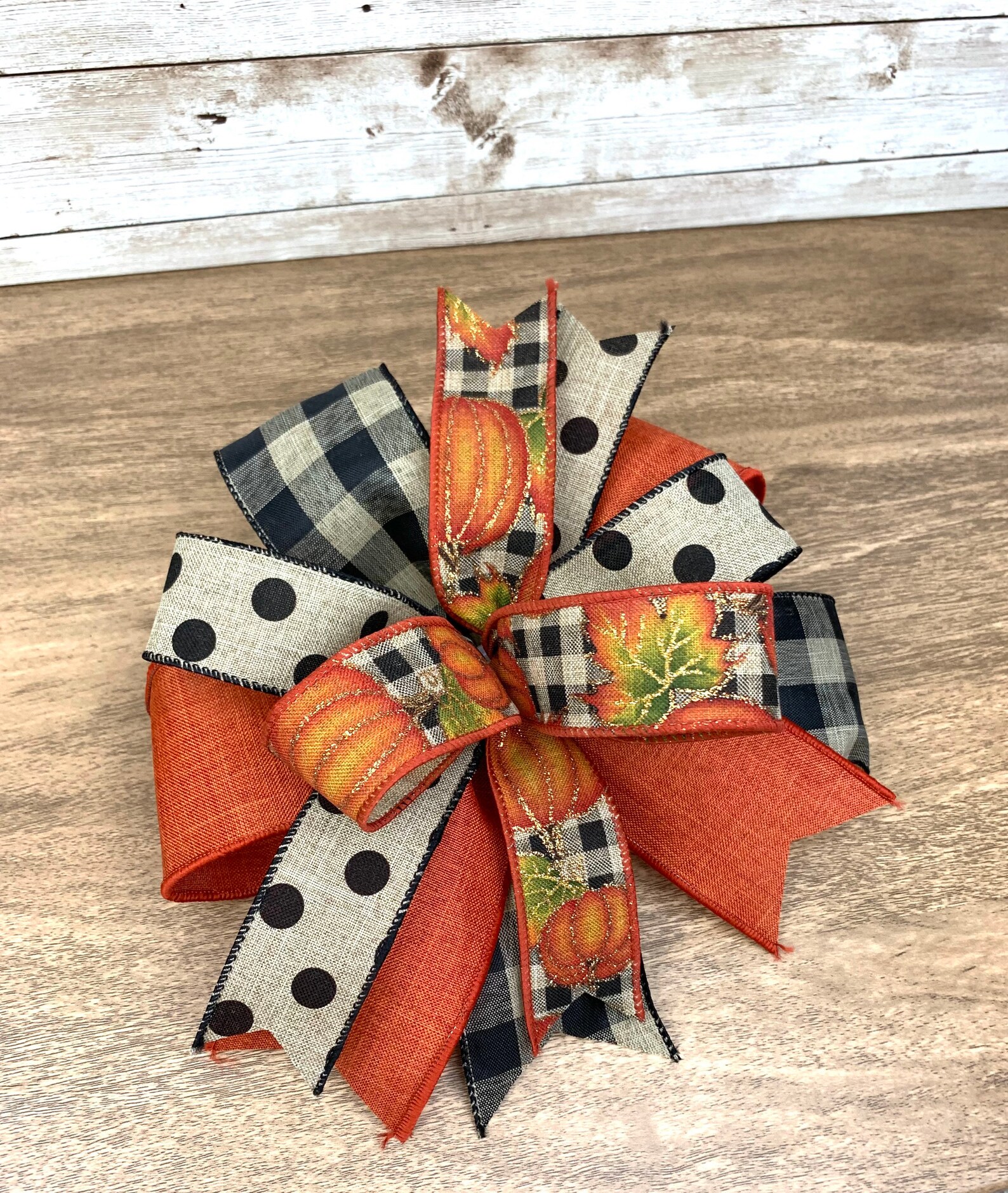 Fall Lantern Bow Pumpkin Bow Autumn Bow Fall Wreath - Etsy