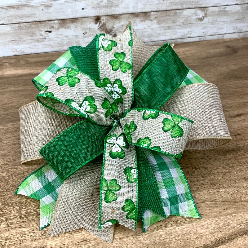 St Patricks Day Bow - Etsy