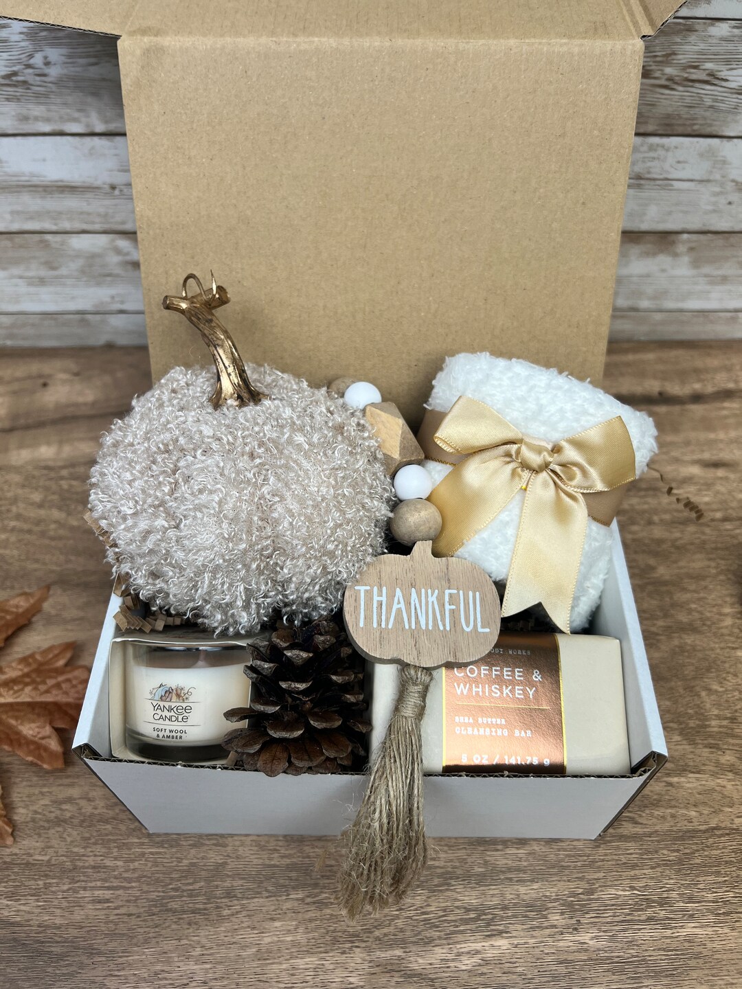Fall Gift Box, Gift for Her, Fall Decoration, Cozy Gifts,comfort Gift ...