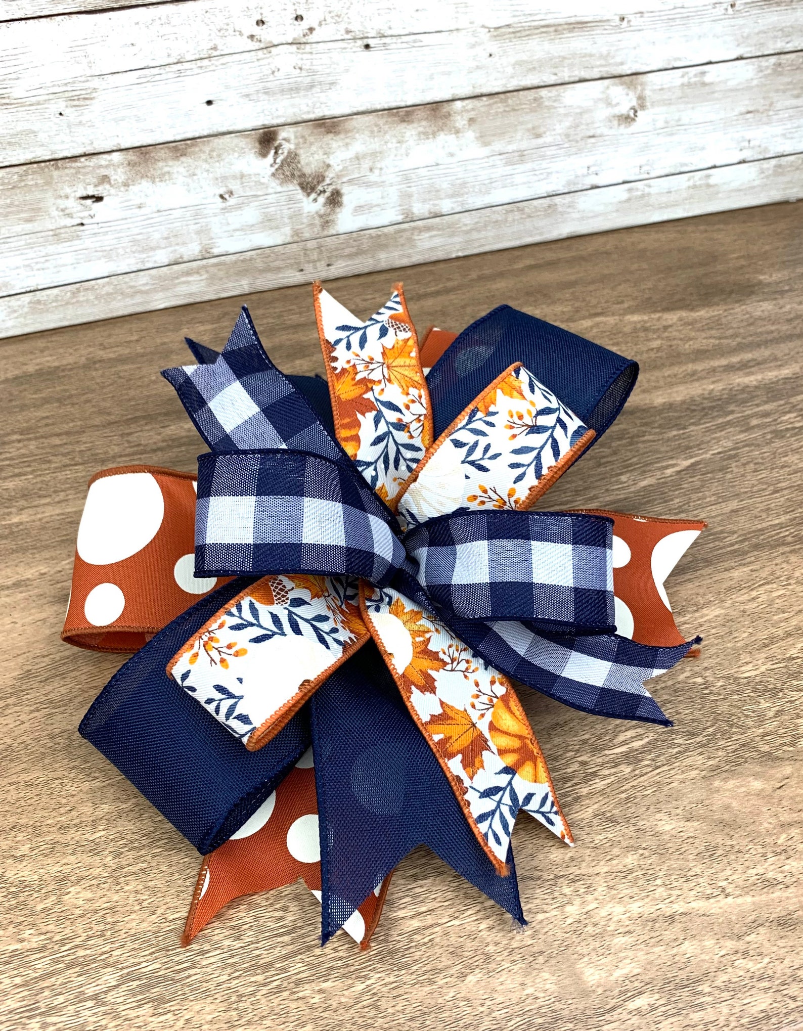 Fall Lantern Bow Pumpkin Bow Autumn Bow Fall Wreath | Etsy