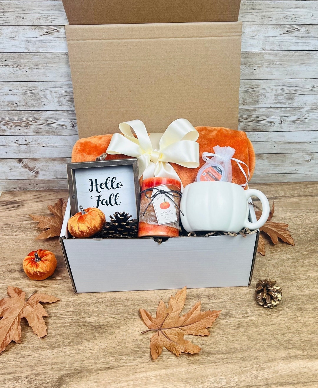 Fall Gift Box,gift for Her, Fall Decoration, Cozy Gifts, Comfort Gift ...
