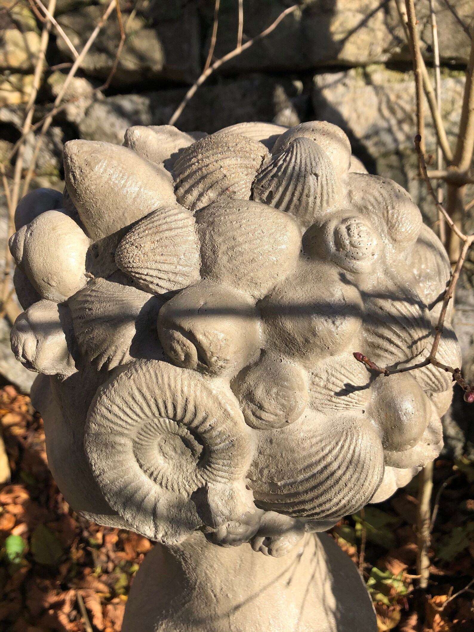 Sculpture of Concrete Gift Unique Concrete Garden Shells - Etsy UK