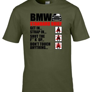 BMW T-shirt, BMW Gifts, BMW Series Accessories, Automobile Shirt, Bmw ...