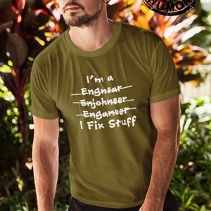Engineer Fix Stuff T-shirt - Etsy