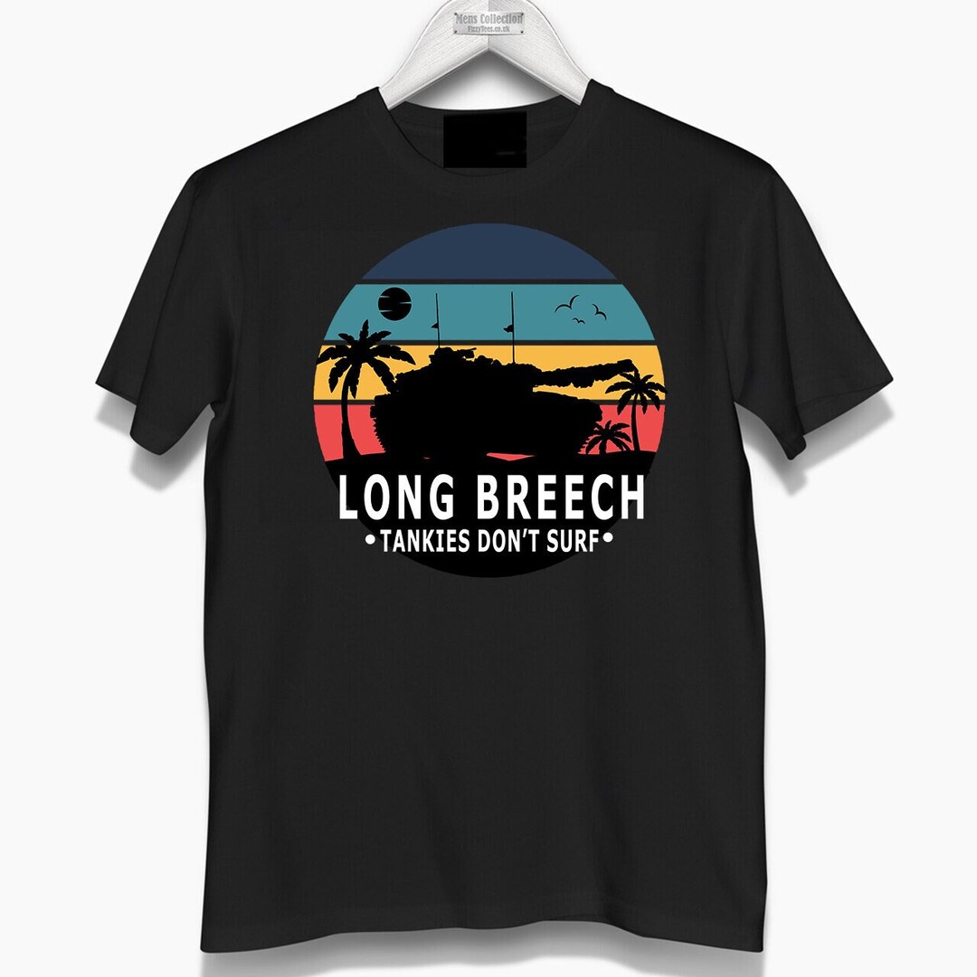 Tank T-shirt for Men, Long Breech, Tankies Dont Surf, Veteran Shirt ...