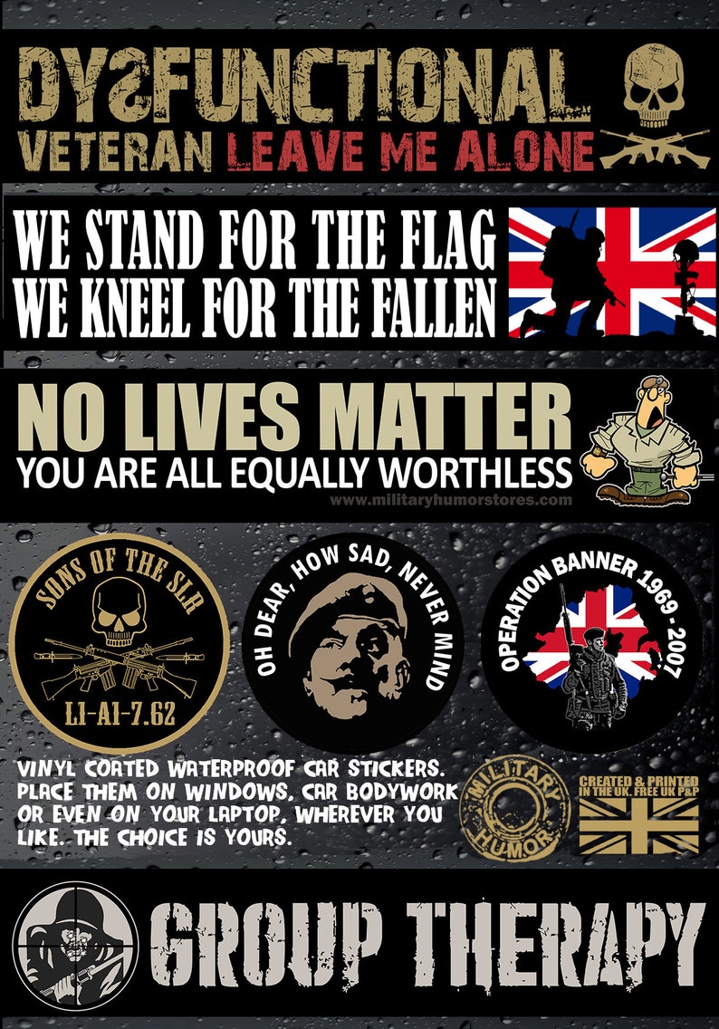 Operation Banner Car Sticker, British Army, UK Veteran, Op Banner ...