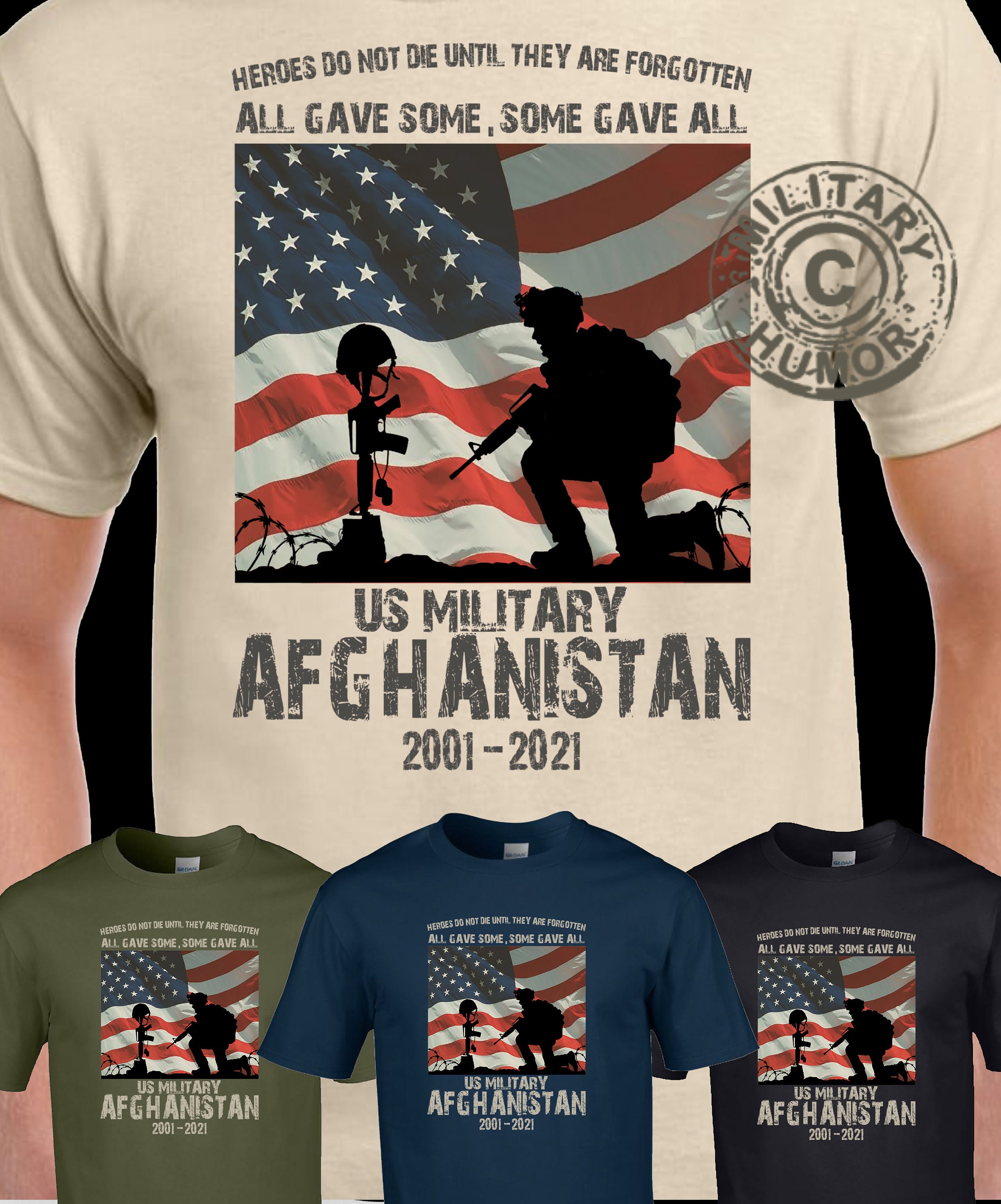 US Military Afghanistan T-shirt | Etsy
