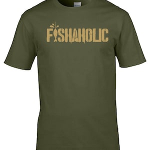 Fishaholic T-shirt | Etsy