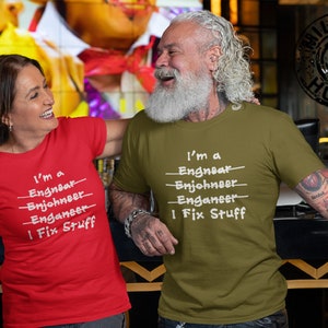 Engineer Fix Stuff T-shirt - Etsy