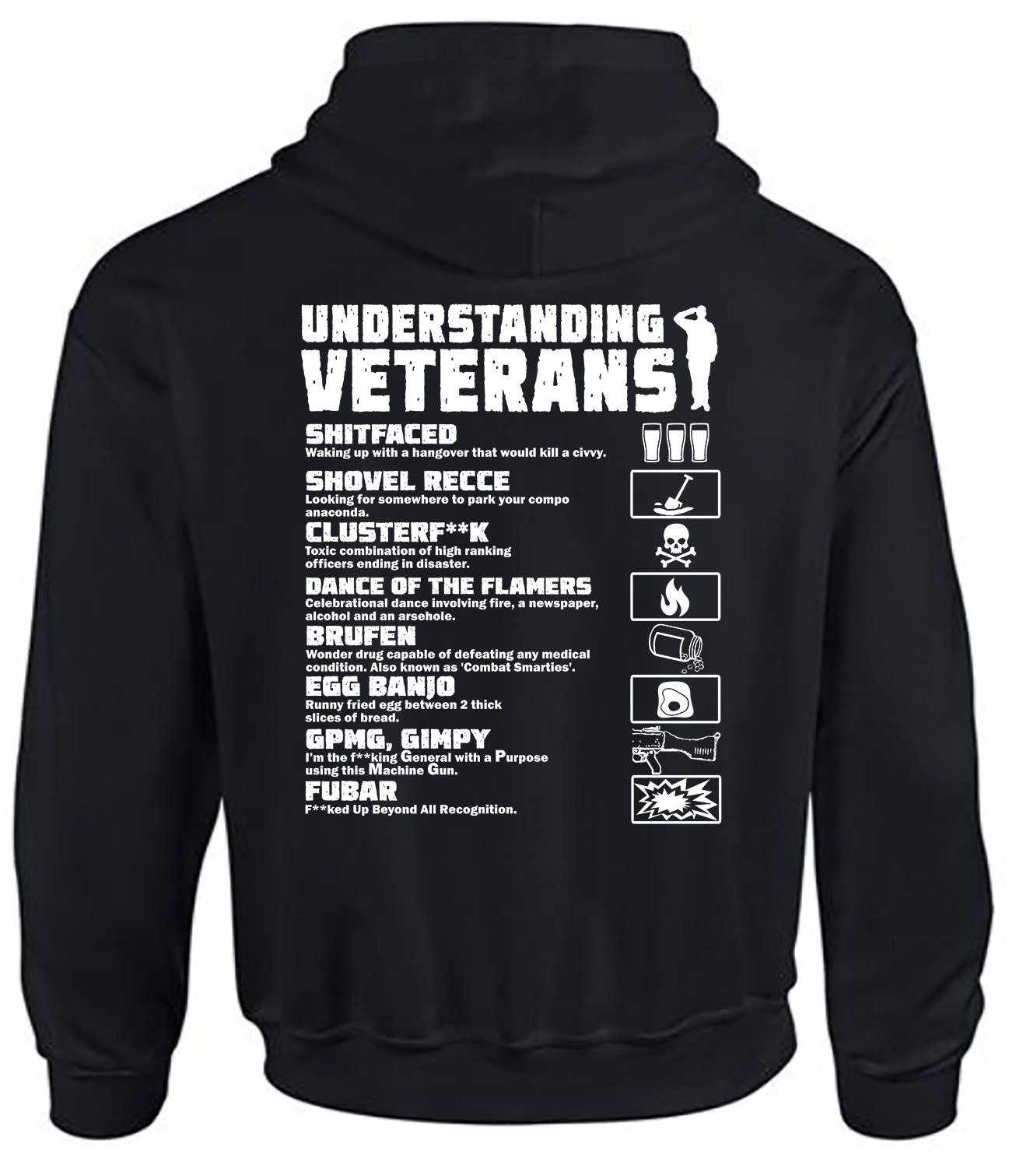 Understanding Veterans Hoodie: Funny British Army Gift - Etsy