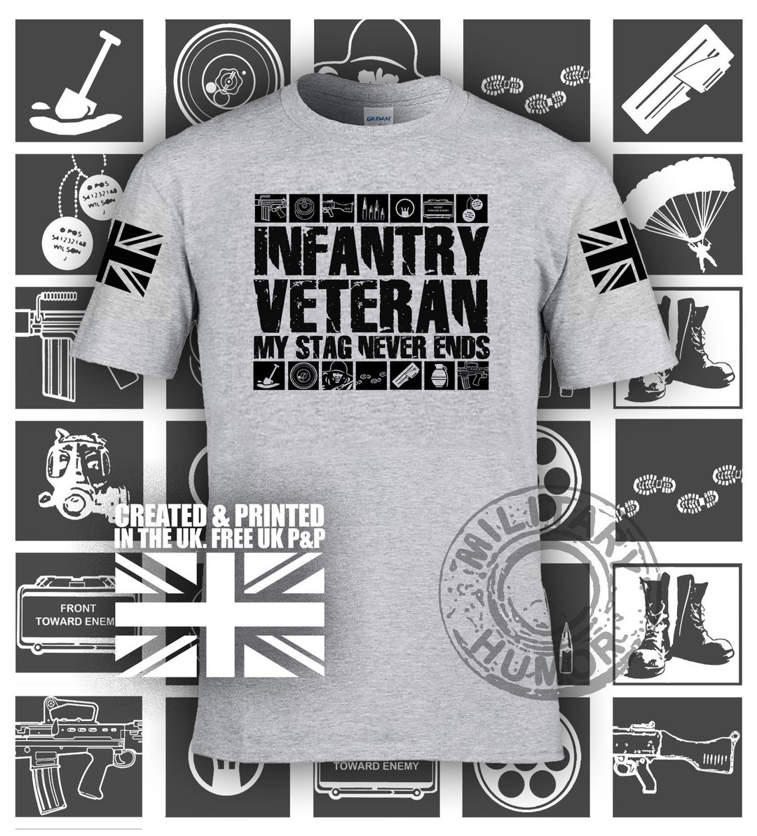 British Army Veteran T-shirt: Military Humor Tee - Etsy