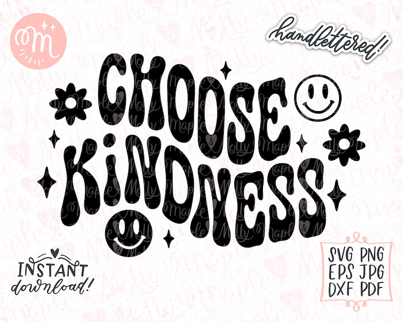 Choose Kindness Svg Inspirational Svg Self Love Svg - Etsy