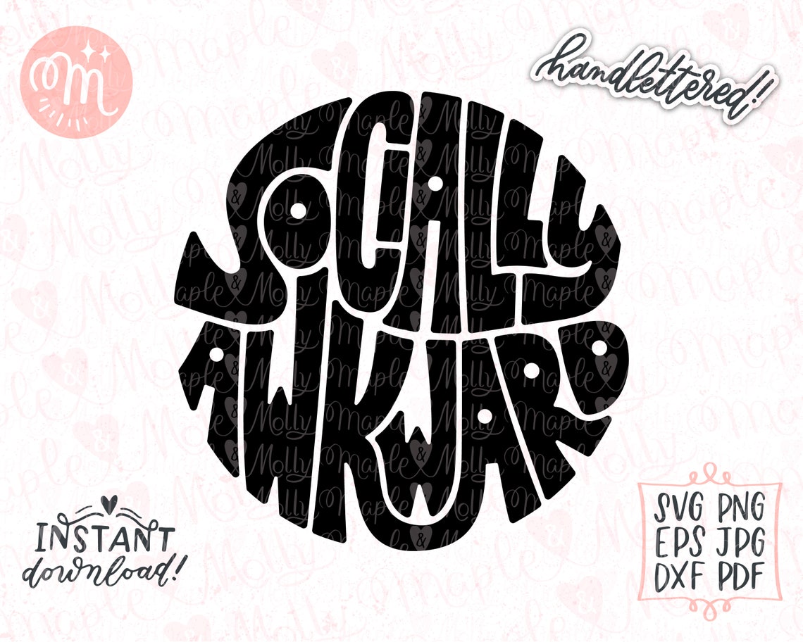 Socially Awkward Svg Introvert Svg Homebody Svg Anxiety - Etsy