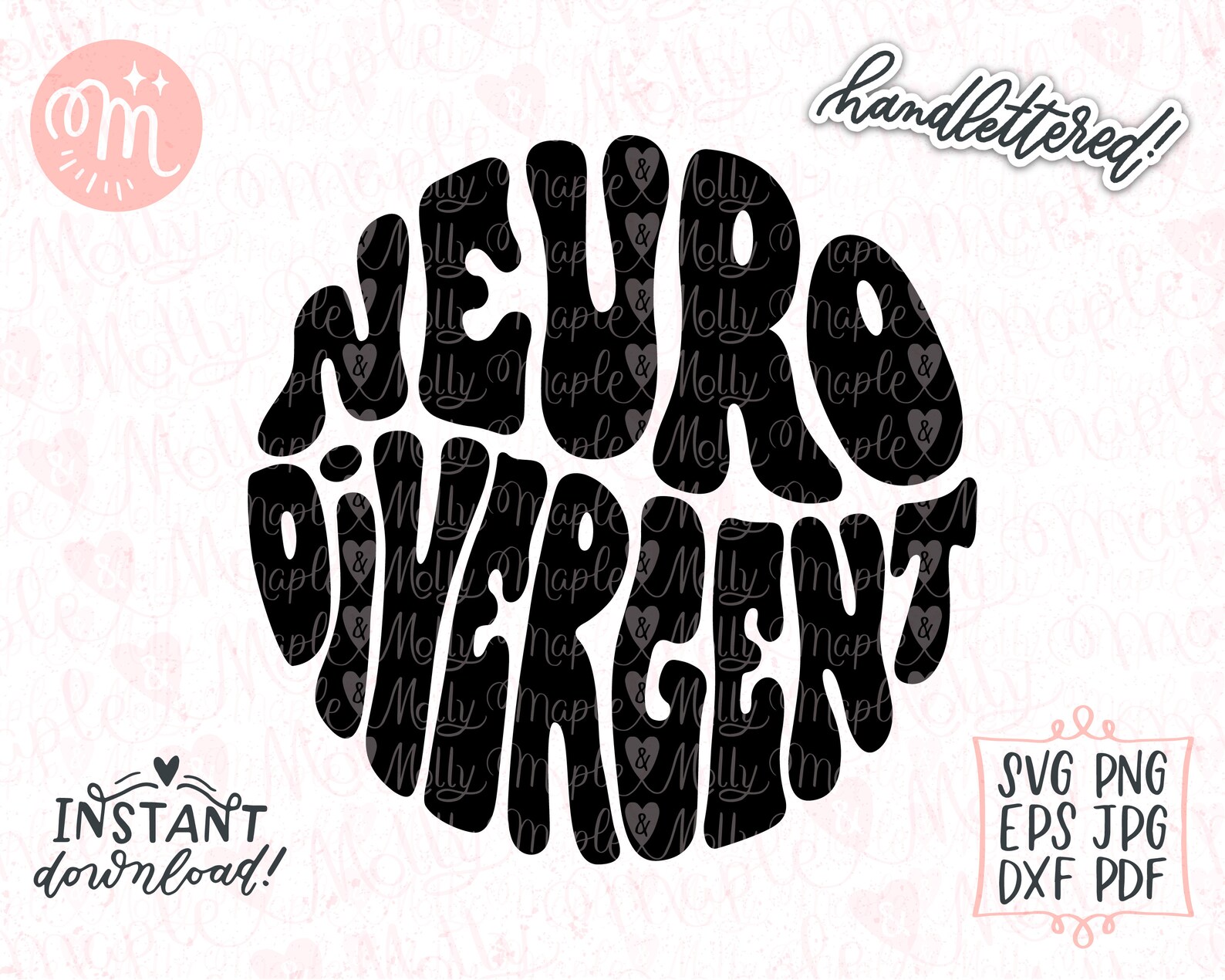 Neurodivergent Svg, Neurodiversity Svg, Mental Health Svg, ADHD Svg ...