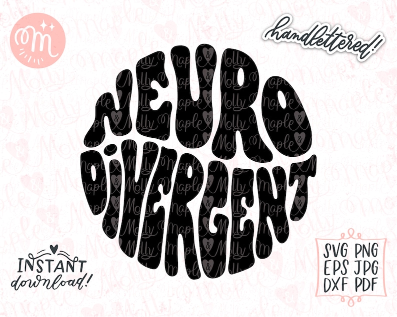 Neurodivergent Svg Neurodiversity Svg Mental Health Svg - Etsy