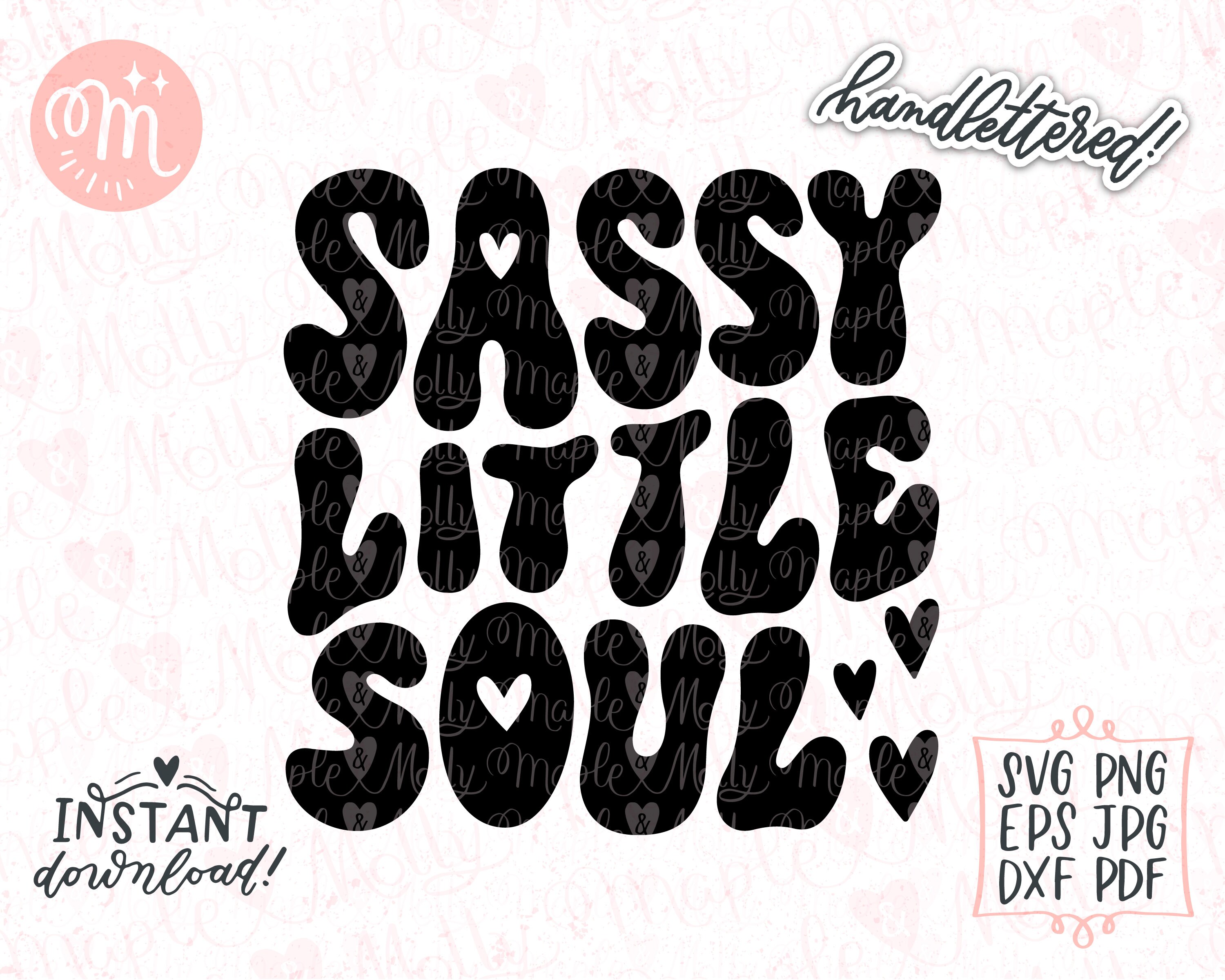 Sassy Little Soul Svg, Sassy Svg, Groovy Svg, Sassy Vibes Svg, Retro ...