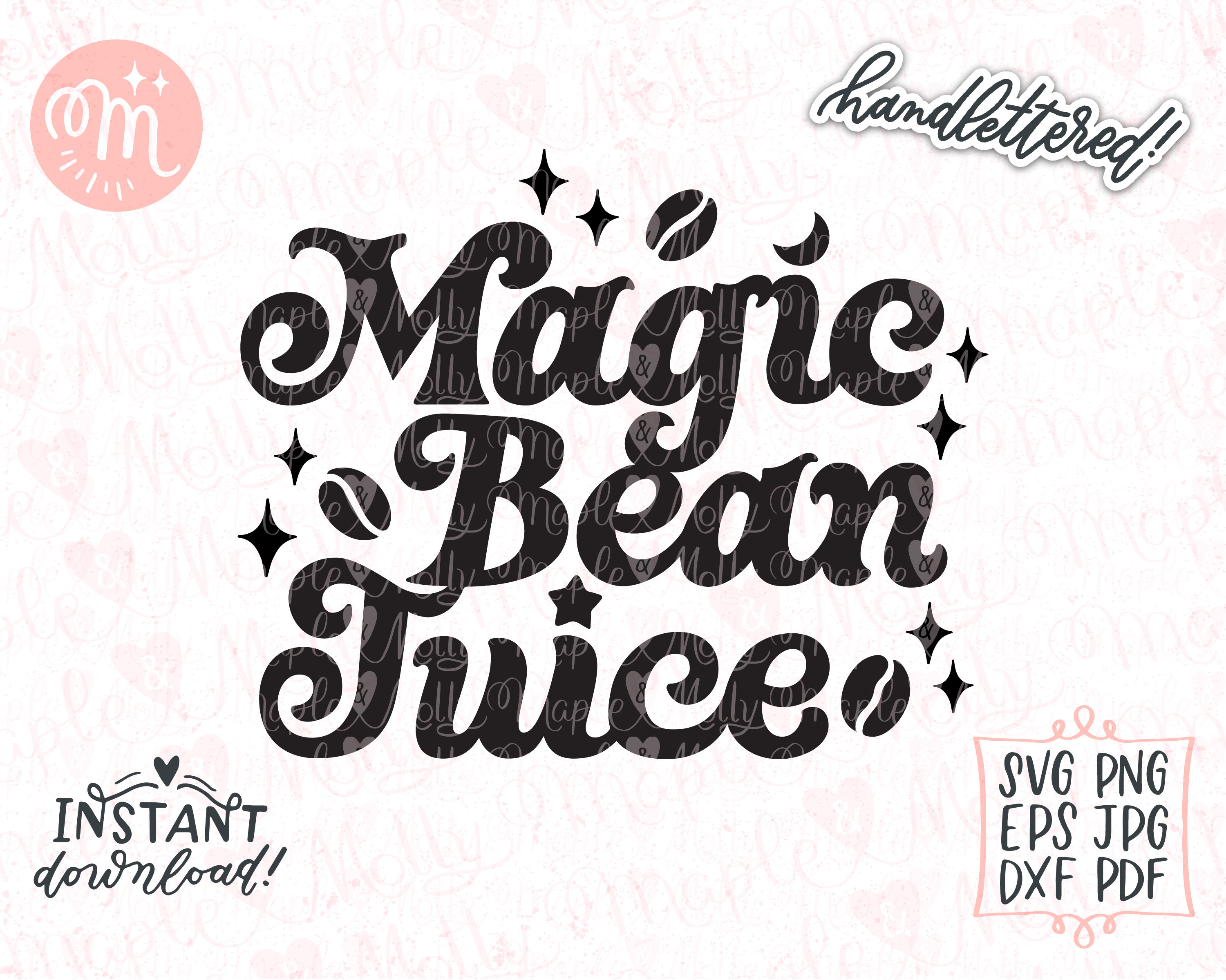 Magic Bean Juice Svg Magic Juice Svg Magic Svg Coffee Svg | Etsy