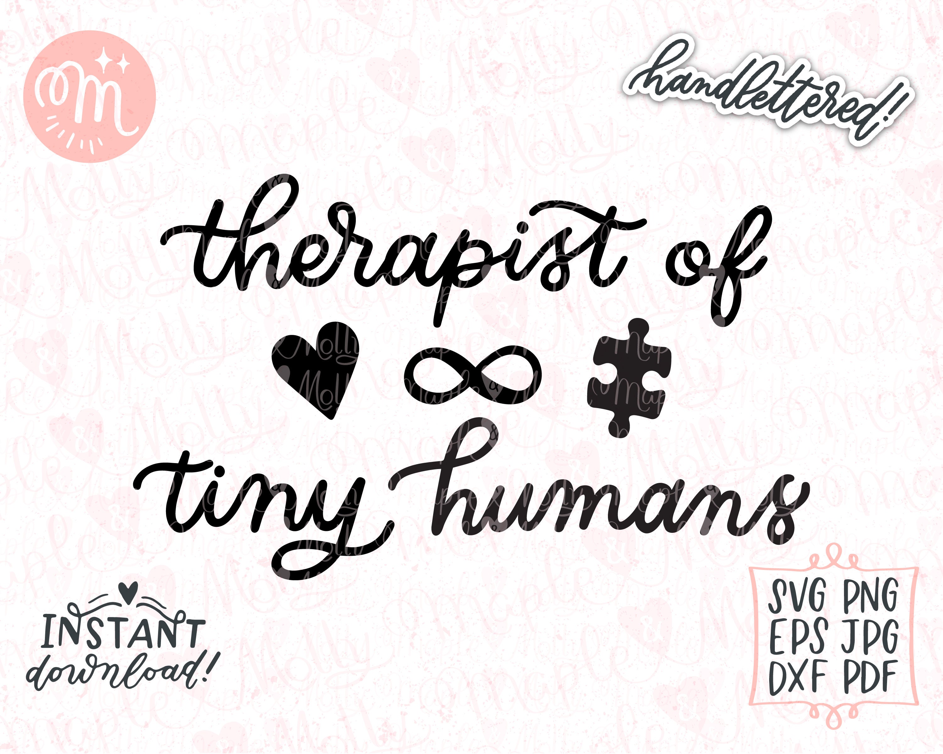 Therapist Svg Therapy Svg Therapist of Tiny Humans Svg | Etsy