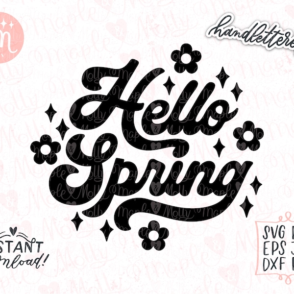 Spring Silhouette - Etsy