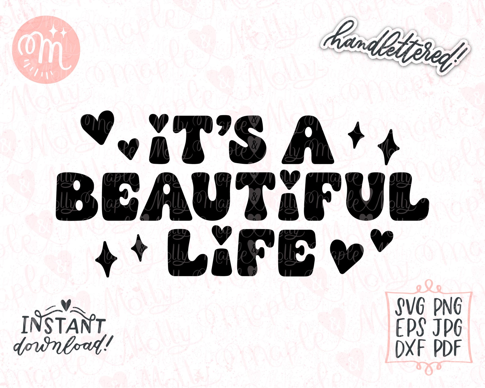 It's a Beautiful Life Svg Life is Beautiful Svg - Etsy