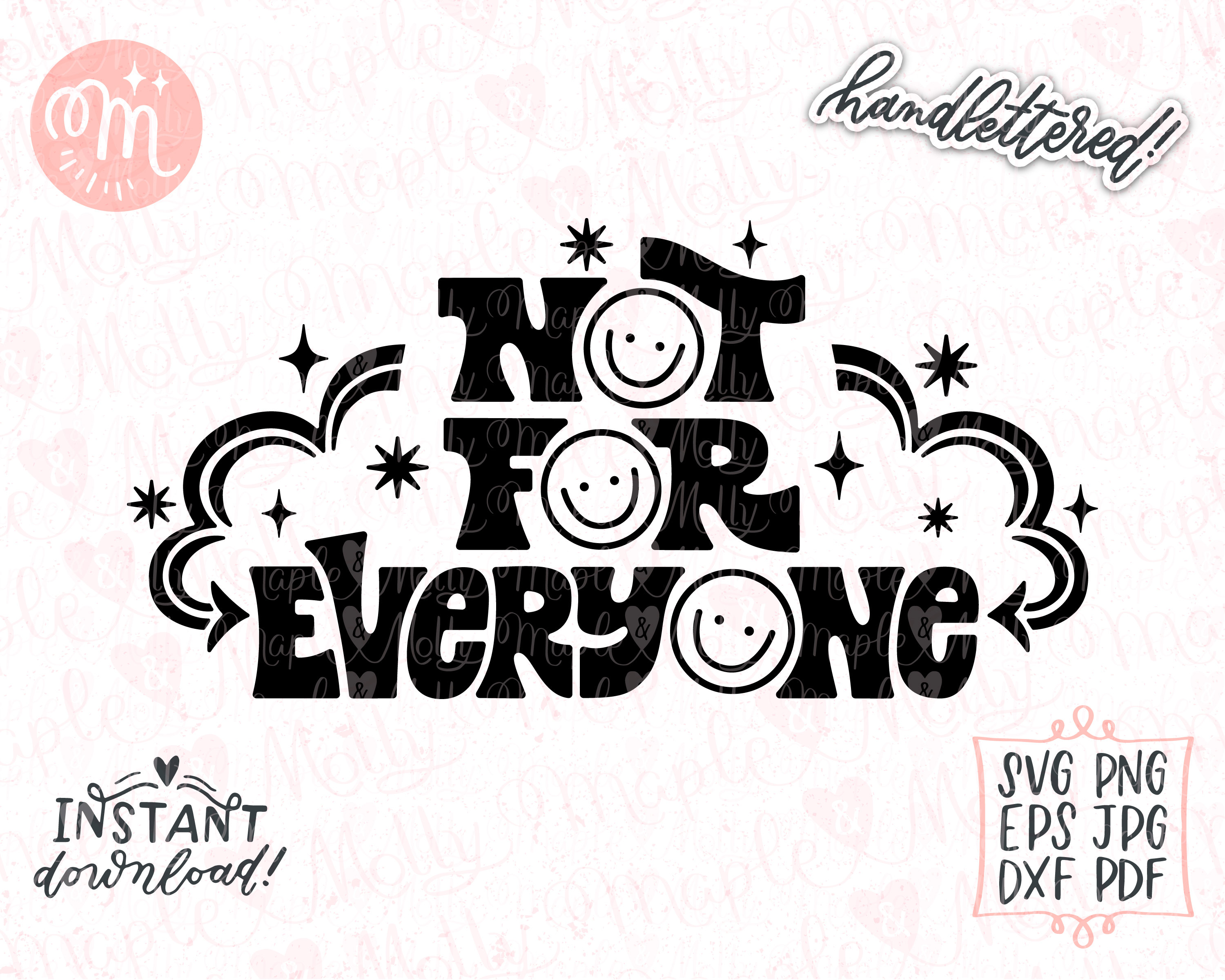 Not for Everyone Svg, Sarcastic Svg, Sassy Svg, Funny Shirt Svg, Sassy ...