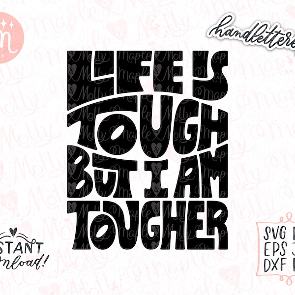 Life is Tough Svg - Etsy
