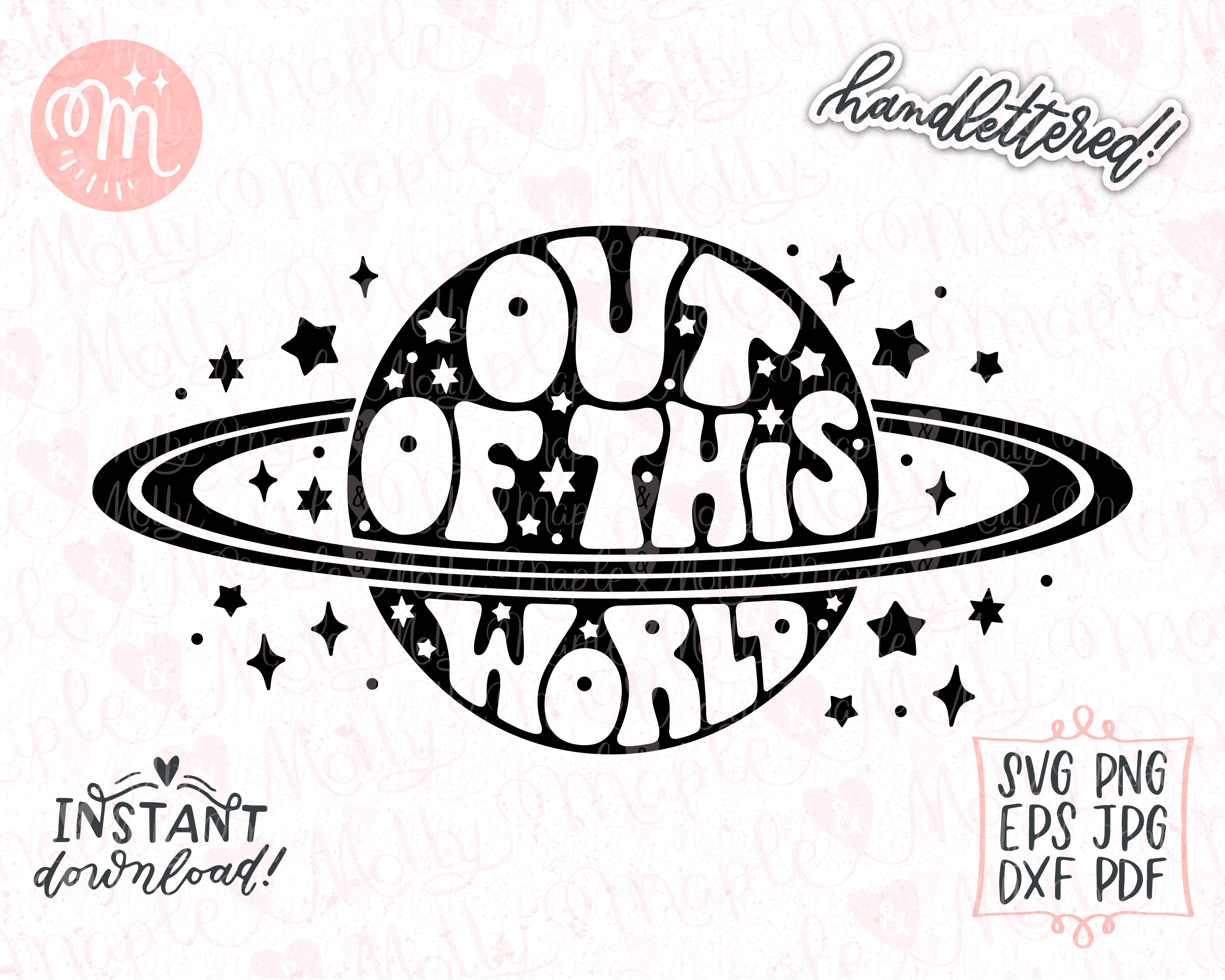 Out of This World Svg Outer Space Svg Saturn Svg Space - Etsy
