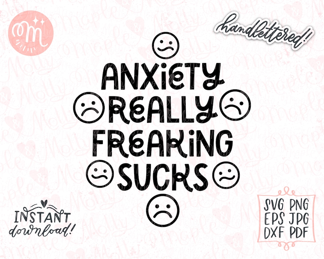 Anxiety Sucks Svg Mental Health Svg Anxious Svg Chemical - Etsy