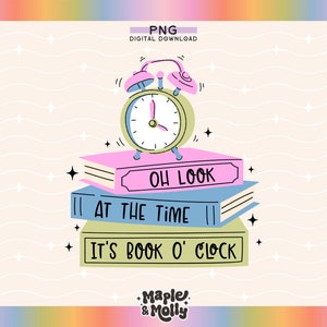 Its Book O'clock Png Bookish Girlie Reading Book Club Babe Bookworm ...