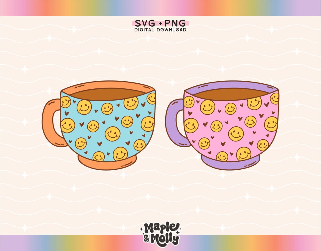 Teacup Svg Png Cute Tea Lover Design Caffeinated Caffeine Queen Tea Cup ...