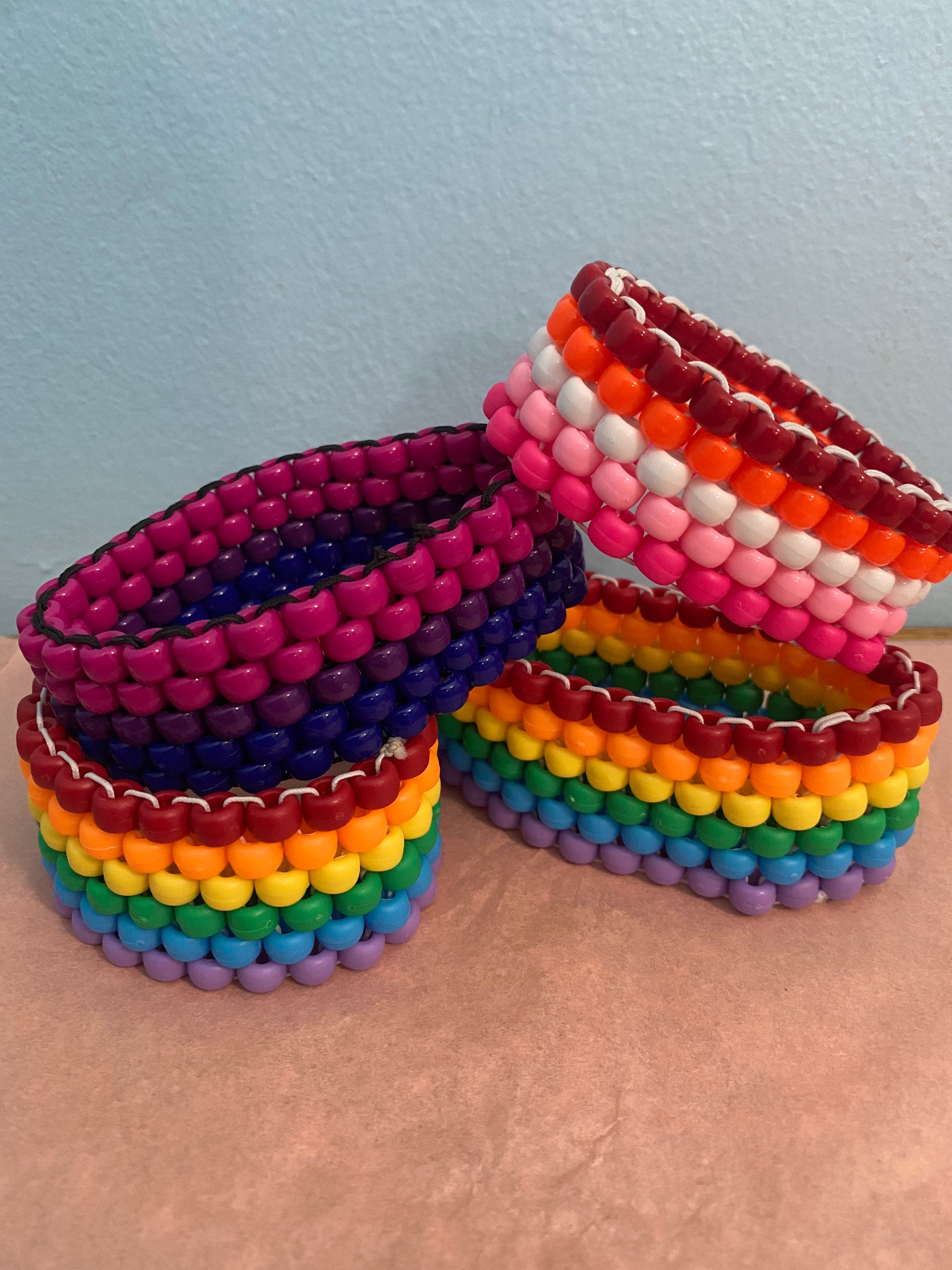 Pride Paiote Stitch Kandi Cuffs 3 - Etsy