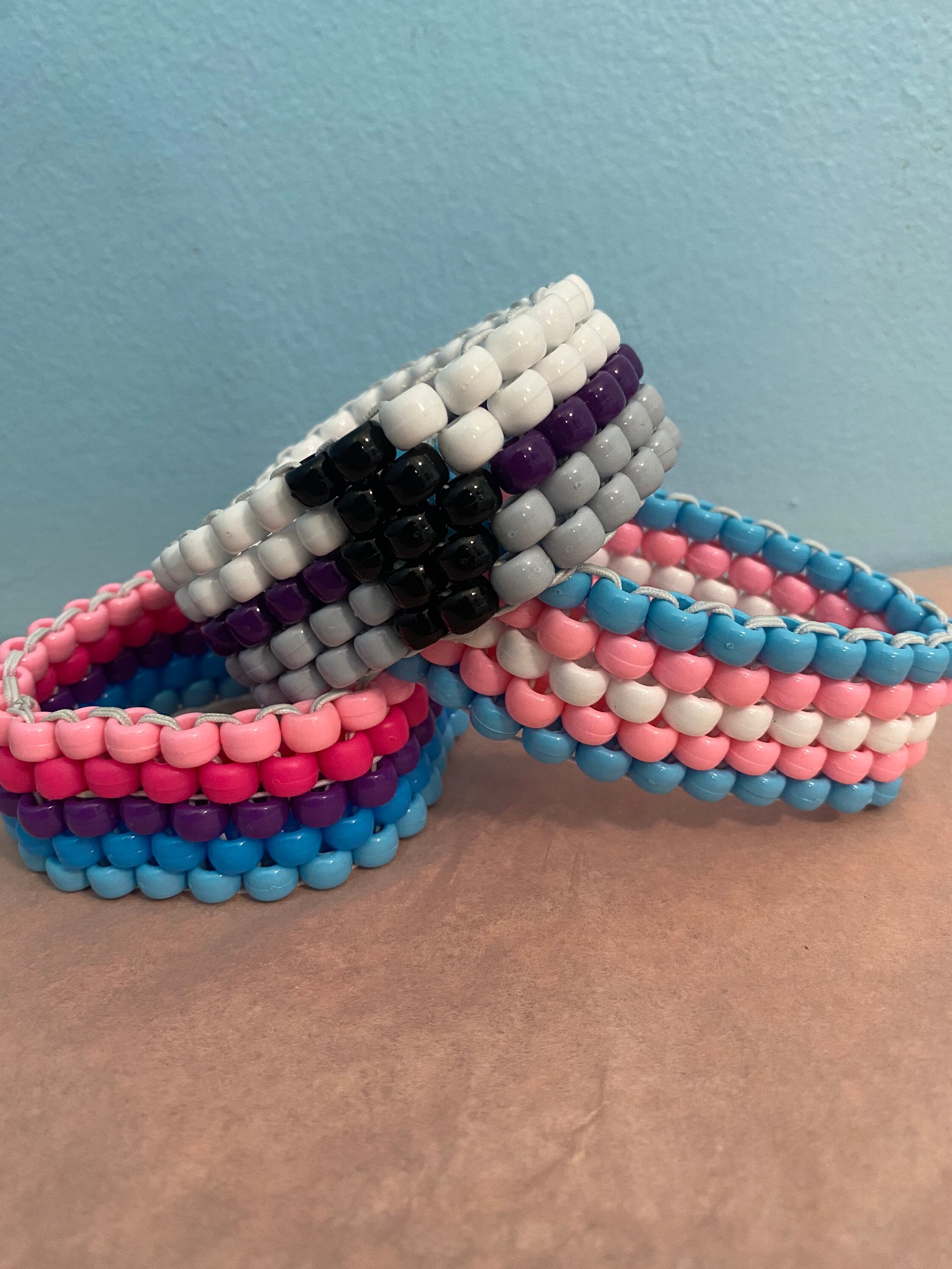 Pride Paiote Stitch Kandi Cuffs 3 - Etsy