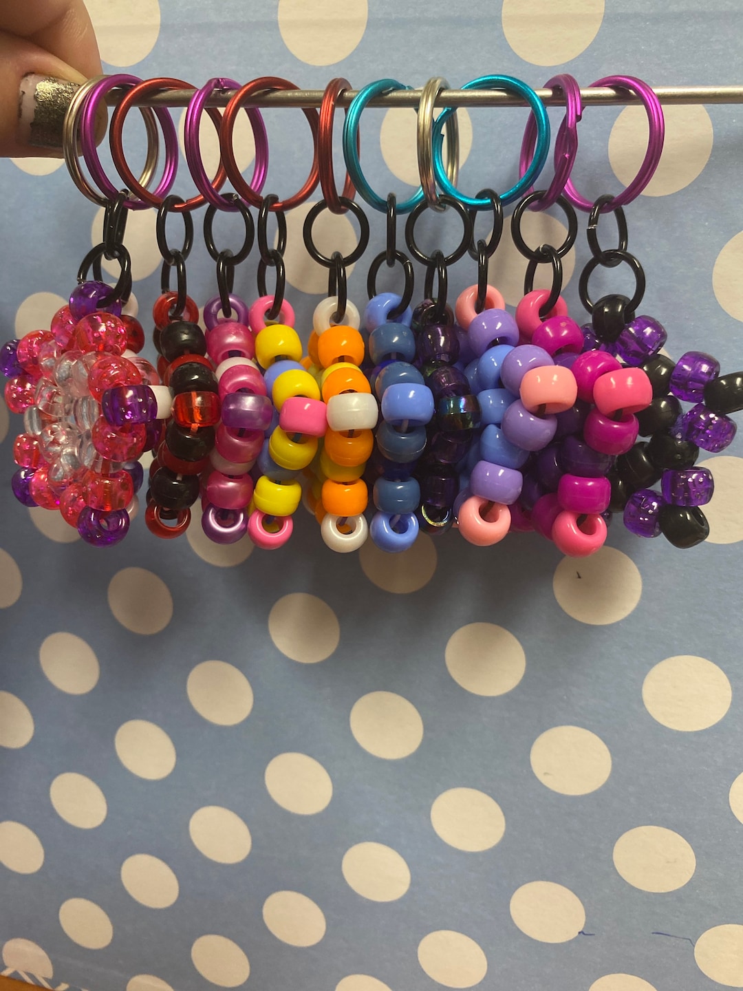 Kandi Star Keychains - Etsy