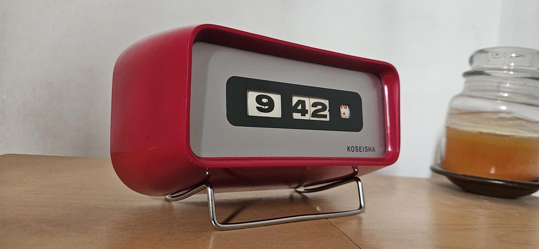 Koseisha,digitor,flip Clock,rolling,wall Clock/table Clock,rare, - Etsy