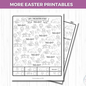 Easter Story Memory Game, Printable Family Activity (PDF Pattern) - Etsy