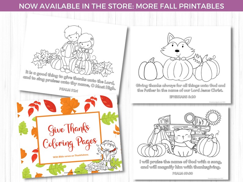 Printable Fall Coloring Bookmarks Cute Bookmark Bookmark Set 4 Color ...