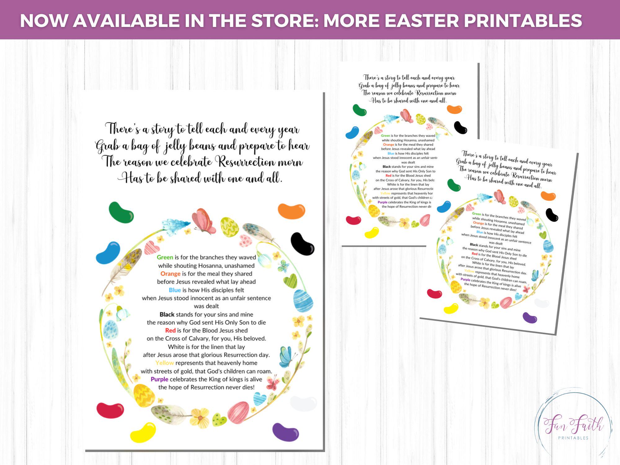 Christian Easter Coloring Placemat, Kids' Activity (digital Download ...