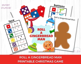 Christmas Roll A Santa Dice Game Christmas Dice Game Family - Etsy