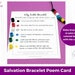 Salvation Bracelet Poem Card, Religious Sunday School Printable ...