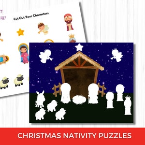 Christmas Nativity Activity Puzzle, Christmas Puzzles for Kids ...