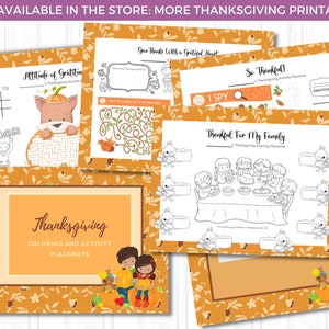 I Spy Thanksgiving Printable, Thanksgiving Games, Printable ...