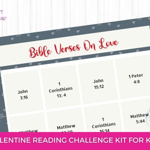 Printable Valentine Reading Challenge for Kids, Kids Reading Log ...