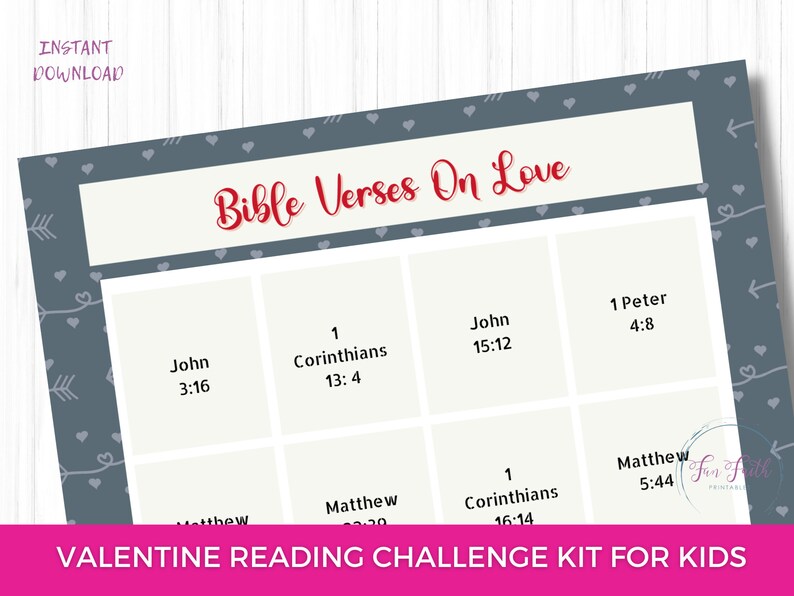 Printable Valentine Reading Challenge for Kids, Kids Reading Log ...