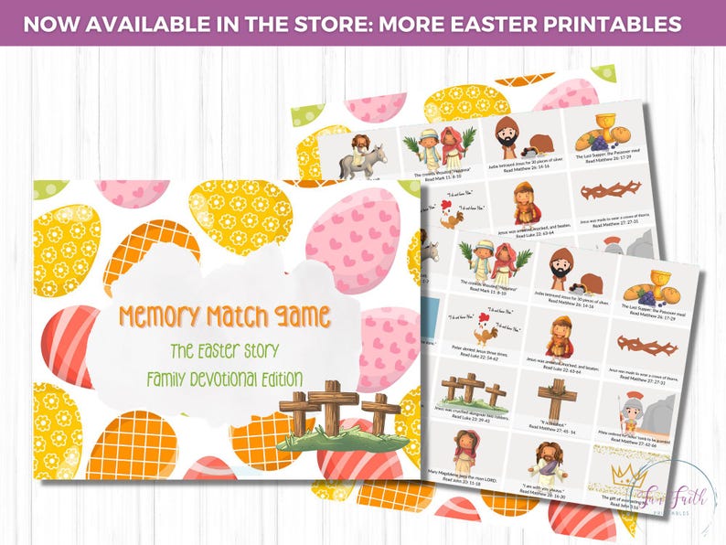 Christian Easter Coloring Placemat, Kids' Activity (digital Download ...