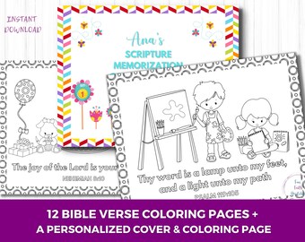 10 Printable Faith Based Coloring Pages Bible Scripture - Etsy
